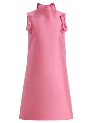 Valentino Garavani Bow-detailed Mini Dress - Pink