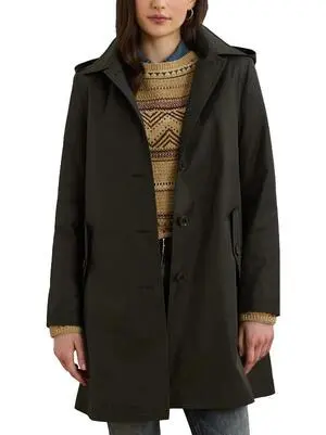 Ralph Lauren Longline Raincoat With Removable Hood - Litchfield