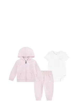 Nike Full-zip Hoodie Set - Pink Foam
