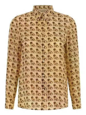 Valentino Garavani Petit Charles-print Shirt - Neutrals
