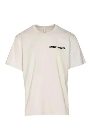 SUNFLOWER Crew-neck Logo-print T-shirt - White