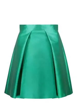 Alberta Ferretti A-line Mini Skirt - Green