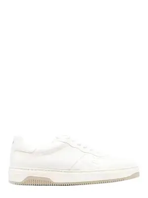 TAGLIATORE Leather Lace-Up Sneakers