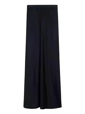 Max Mara Rimini Bias-cut Long Skirt - Blue