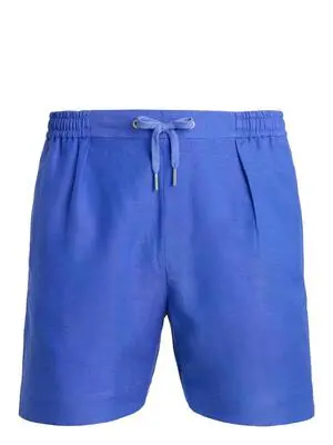 Ralph Lauren Drawstring Pleated Shorts - Blue