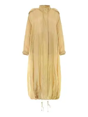 Alberta Ferretti Drawstring-detail Coat - Yellow