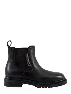 Karl Lagerfeld Elastic-panel Chelsea Boots - Black