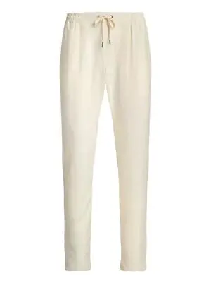Ralph Lauren Purple Label Drawstring Trousers - Neutrals