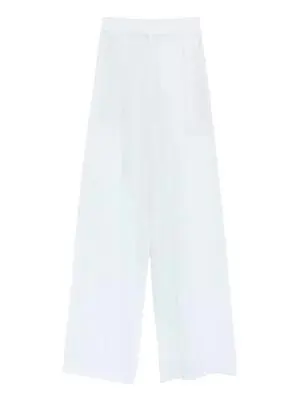 JOSEPH Pleated Wide-leg Trousers - Blue