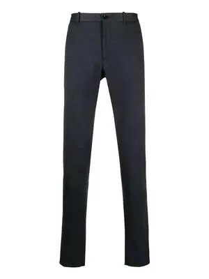 Incotex Houndstooth-pattern Tailored Trousers - Blue