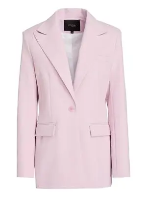 Maje Twill Blazer - Baby Pink