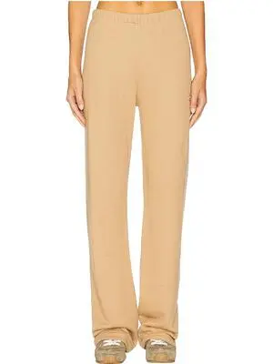Eterne Straight Leg French Terry Sweatpant - Taupe