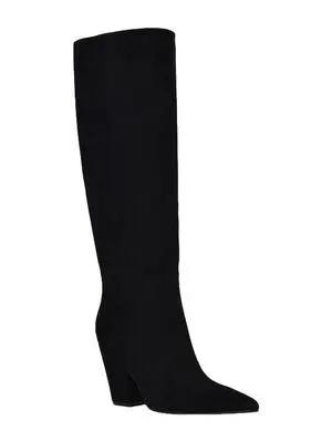 Nine West Adera Pointed Toe Knee High Boots Black