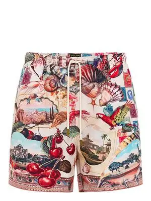 Camilla Mid-Length Boardshort With Elastic Waist Notes From The Road