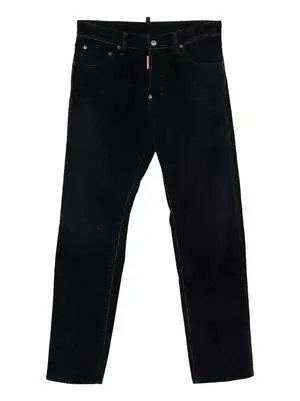 Dsquared2 Five-pocket Cotton Jeans - Blue