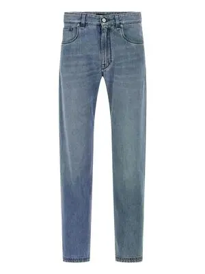 Fendi Five-pocket Jeans - Blue