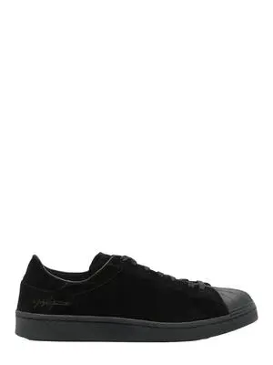 Y3 Suede Leather Sneakers - Black