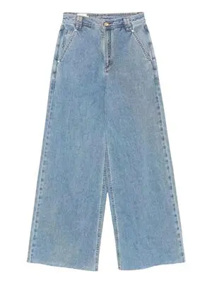 Aje Holland Frayed Jeans - Blue