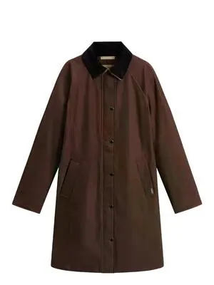Woolrich Single-breasted Coat - Brown