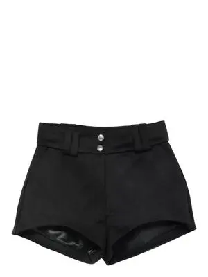 VESTIAIRE D'UN OISEAU LIBRE High-waisted Shorts - Black