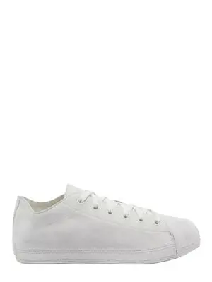 Y3 Suede Lace-up Sneakers - White
