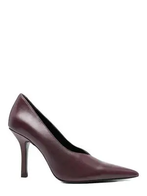 Patrizia Pepe 100mm Pointed-toe Stiletto Pumps - Purple