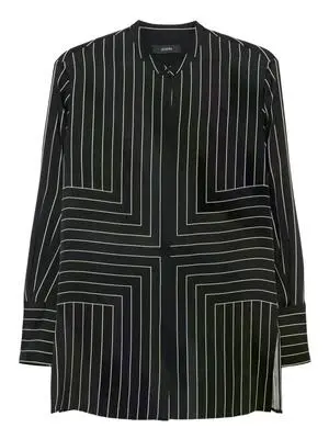 JOSEPH Geometric-pattern Shirt - Black