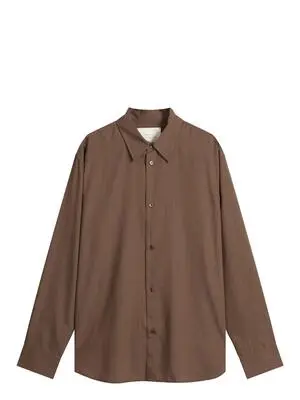 Studio Nicholson Boxy Oversized Shirt - Brown