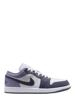 JORDAN 1 Lowin Sneakers - White/indigo Haze
