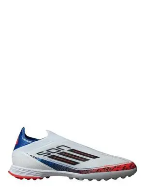 Adidas F50 Pro Son Laceless Turf Athletic Shoe - Cloud White/core Black/bright Red