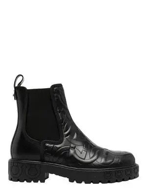 FERRAGAMO Varsi Ankle Boots - Black