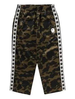 A BATHING APE 1st Camo Loose Fit Track Pants - Green