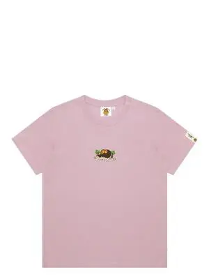 A BATHING APE Baby Milo Slim Fit Tee Light Pink