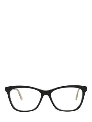 Maui Jim Square Frame Acetate Optical Frames - Black Clear Transparent (mjo2122/02)
