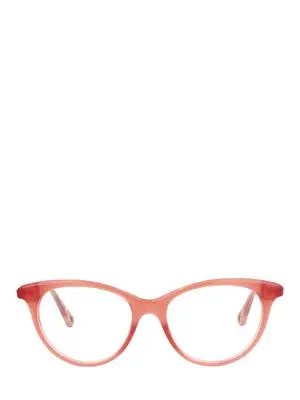 Chloé Cat Eye Optical Frames - Pink Pink Transparent (ch0005o/30009808/001)