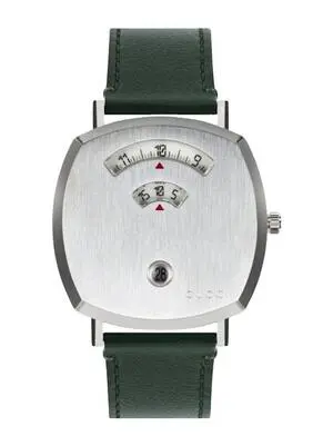 Gucci Grip Leather Ya157412 - Stainless Steel