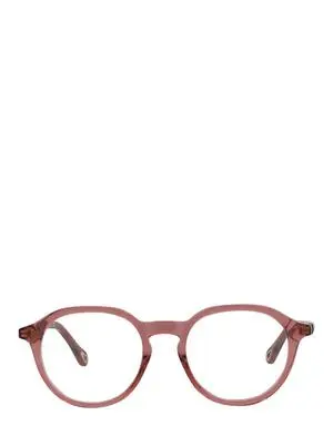 Chloé Round-frame Bio-acetate Optical Frames - Pink Pink Transparent (ch0012o/30009838/002)