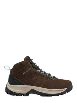 Columbia Transverse™ Suede Hiking Shoe - Cordovan, Teal
