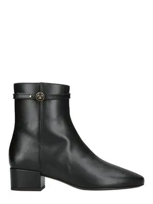 TOD'S Leather Ankle Boots - Black