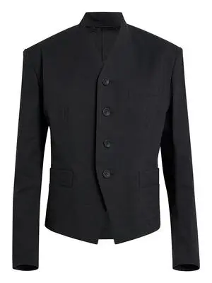 Issey Miyake Washi Ensemble U Blazer - Black