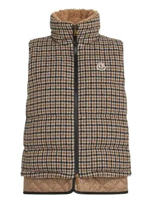Moncler Wool-blend Adaptable Gilet - Black