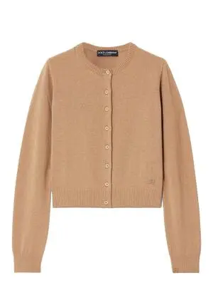 Dolce & Gabbana Cashmere Cardigan Neutrals