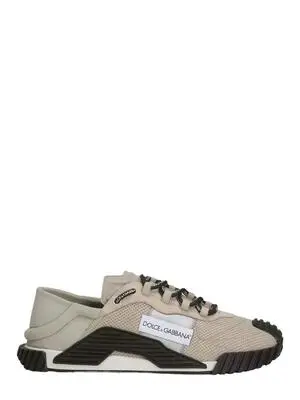 Dolce & Gabbana Mesh-panel Sneakers - Grey