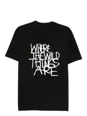 Sacai Graphic-print T-shirt - Black