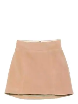VESTIAIRE D'UN OISEAU LIBRE A-line Mini Skirt - Brown