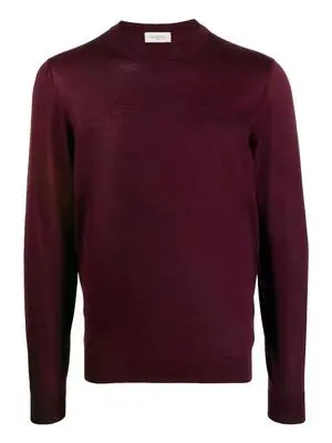 PIACENZA CASHMERE 1733 Crew-neck Wool Jumper - Red