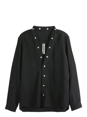 Rick Owens Button Long-sleeve Shirt - Black