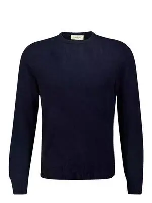 PIACENZA CASHMERE 1733 Crew-neck Cashmere Sweater - Blue
