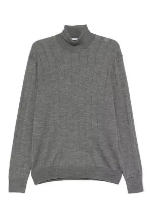 GRAN SASSO Wool-blend High Neck Sweater - Grey