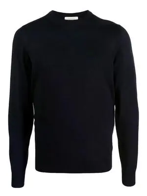 PIACENZA CASHMERE 1733 Crew Neck Wool Jumper - Blue